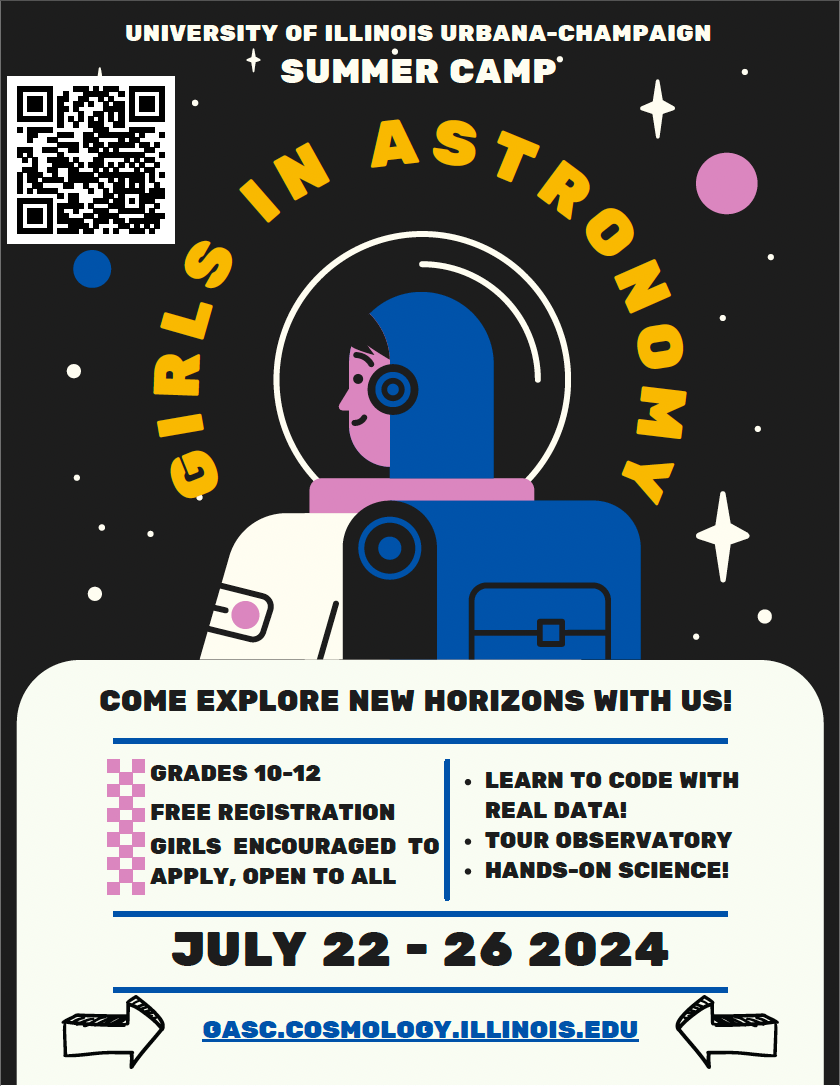 Girls' Astronomy Summer Camp 2024 | Department of Astronomy | Illinois